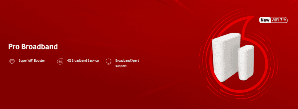 Vodafone Pro broadband - ‘Unbreakable’ broadband (2025)
